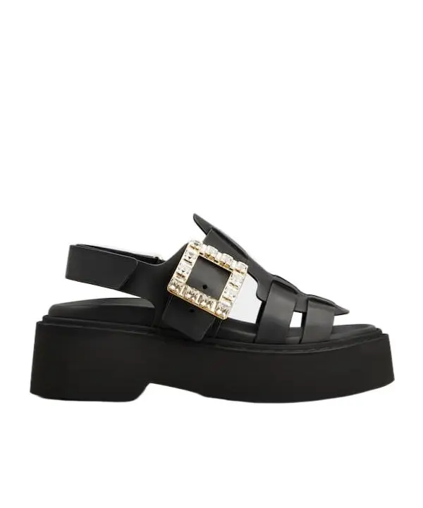 ROGER VIVIER Embellished Platform Sandals