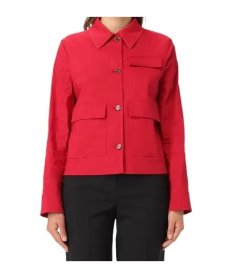 Theory Button-fastening Flap-pocket Jacket - Red
