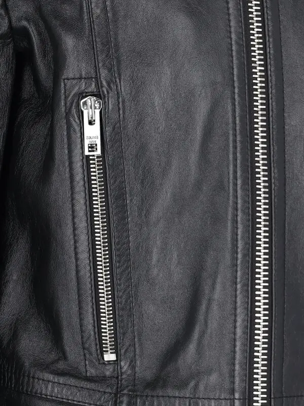 Celine Racer Blouson Jacket In Soft Lambskin