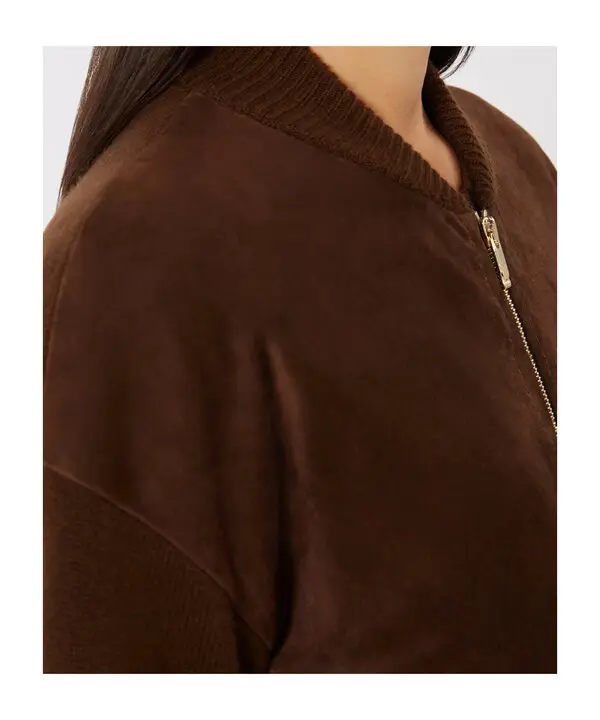 Max Mara Wool And Cashmere Blend Bomber Cardigan