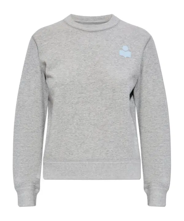 Isabel Marant Étoile Logo Print Sweatshirt - Gray