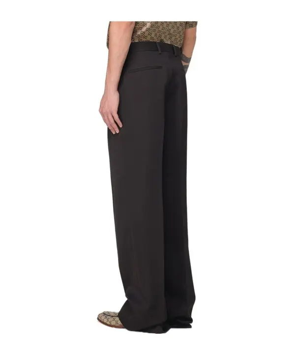 Gucci Straight-leg Tailored Trousers - Black