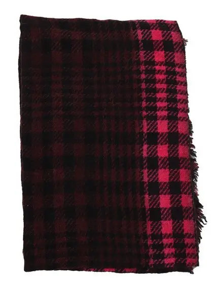 Faliero Sarti Checked Fringed-edge Scarf