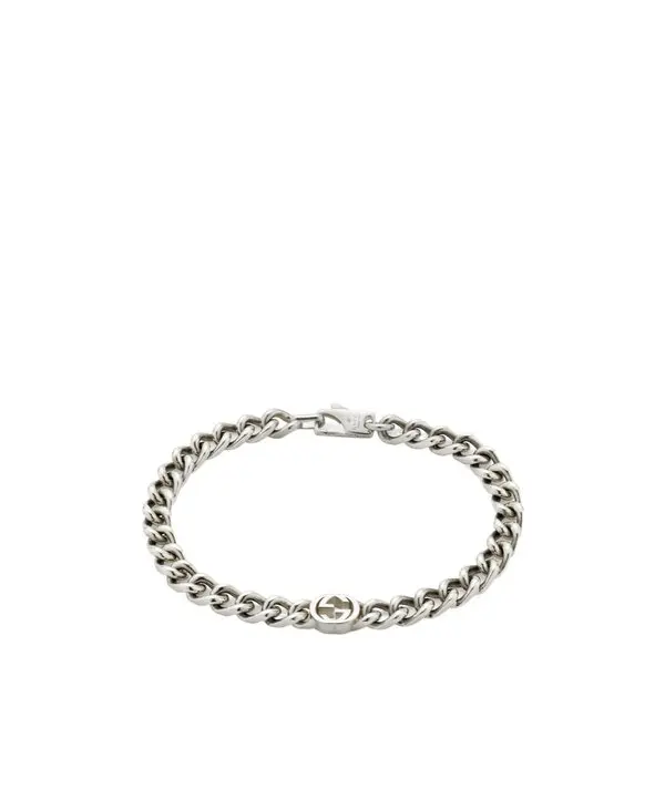 Gucci Interlocking Bracelet - Silver