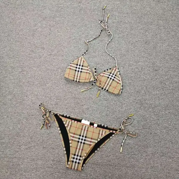 Burberry Vintage Check Bikini Set - Nude