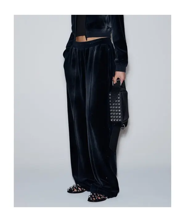 Alexander Wang Distressed Velour Sweatpants