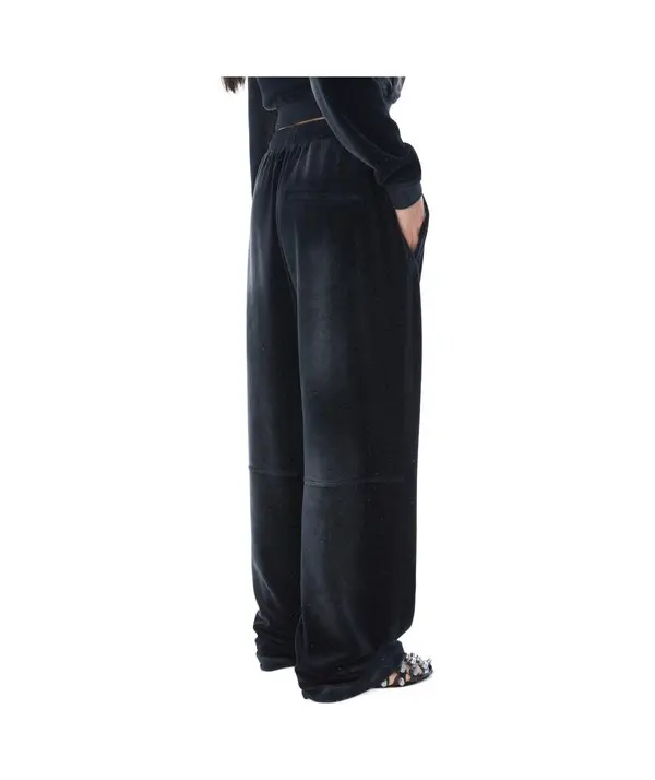 Alexander Wang Distressed Velour Sweatpants
