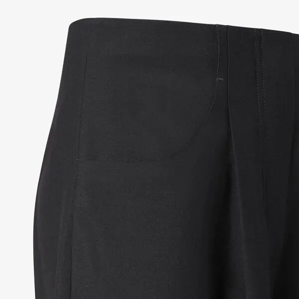 Fendi Pleated Wide-leg Trousers