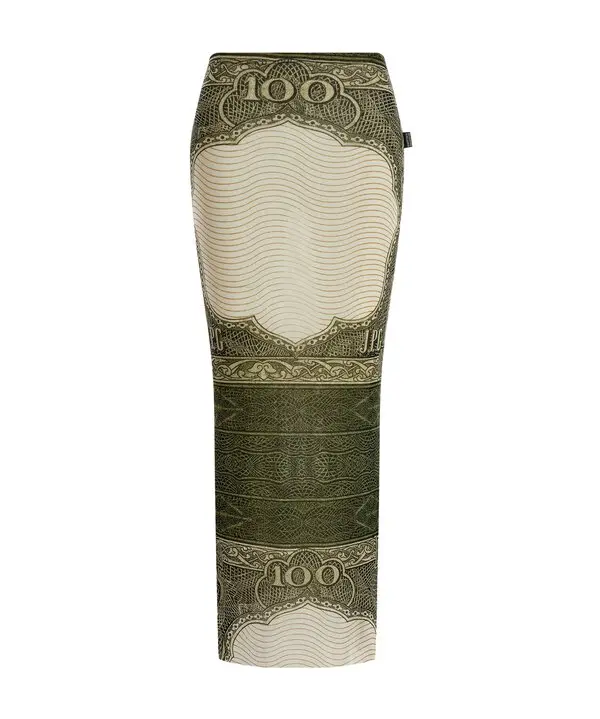 JEAN PAUL GAULTIER Re-edition Printed Maxi Skirt - Multi-color