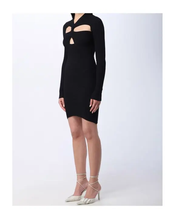 Philosophy Di Lorenzo Serafini Ribbed Cut-out Mini Dress
