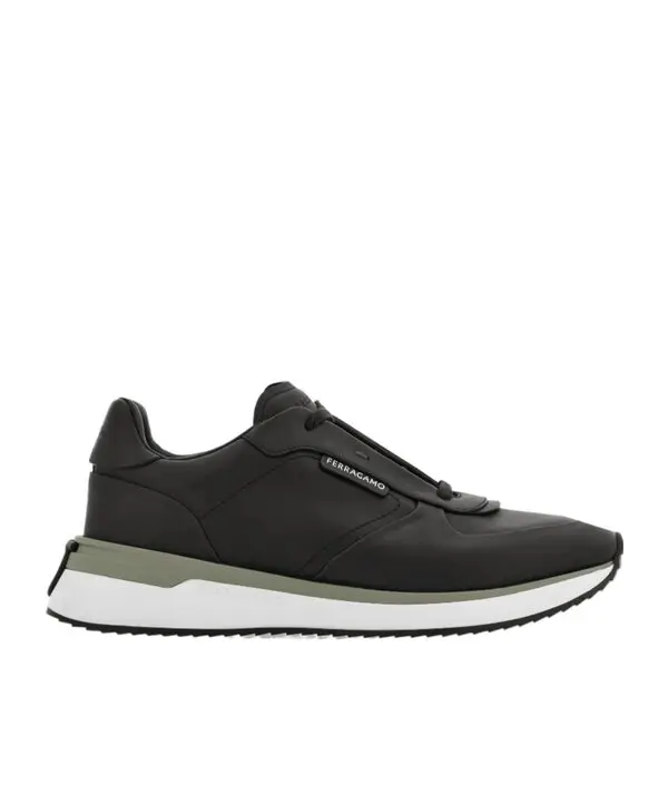 FERRAGAMO Low Top Sneakers - Black