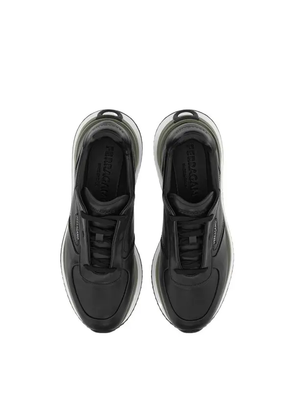 FERRAGAMO Low Top Sneakers - Black