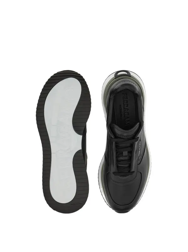 FERRAGAMO Low Top Sneakers - Black