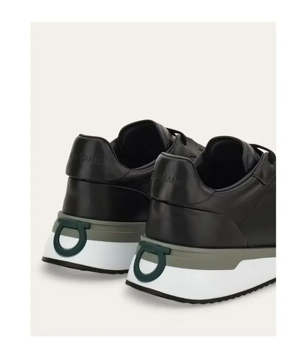 FERRAGAMO Low Top Sneakers - Black
