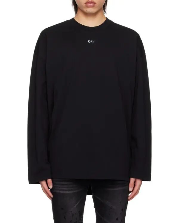 Off-White Logo Printed Crewneck T-shirt