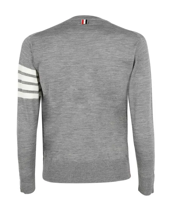Thom Browne 4-bar Crewneck Pullover