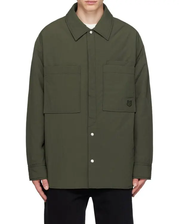Maison Kitsuné Fox Head-patch Shirt Jacket