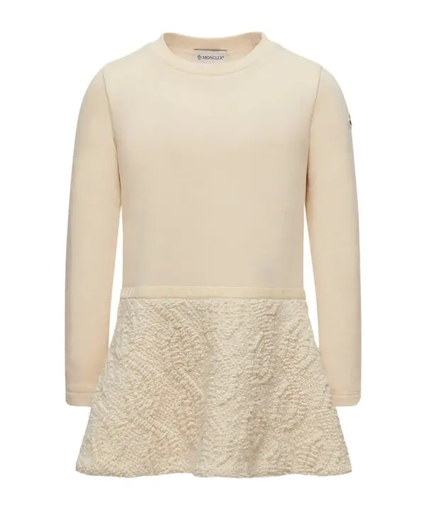Moncler Sweatshirt Dress - Beige