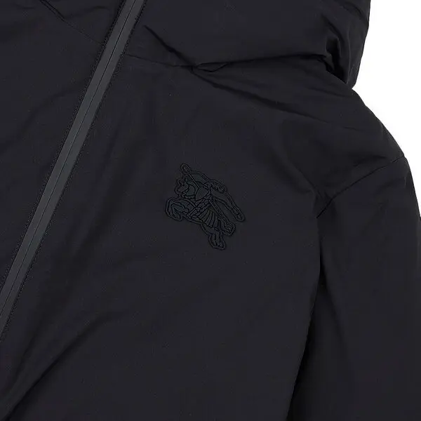 Burberry Hooded Jacket With Belt And Flip Pockets