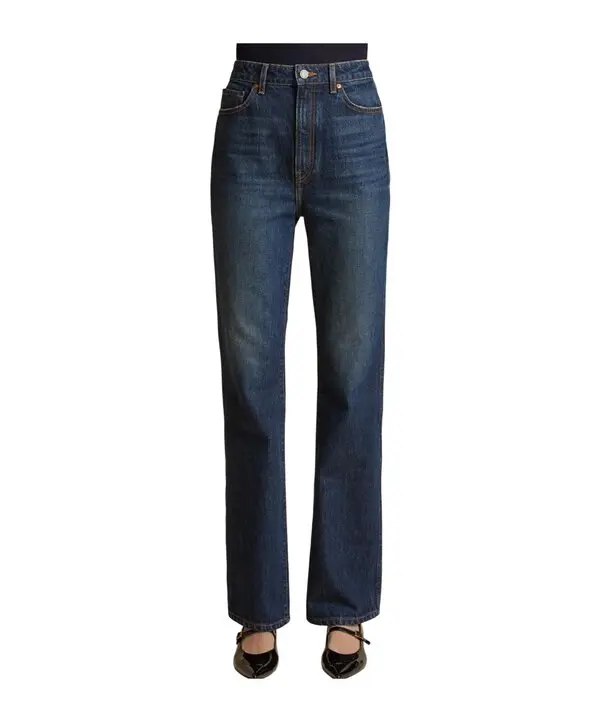 Khaite Danielle Straight-leg Jeans