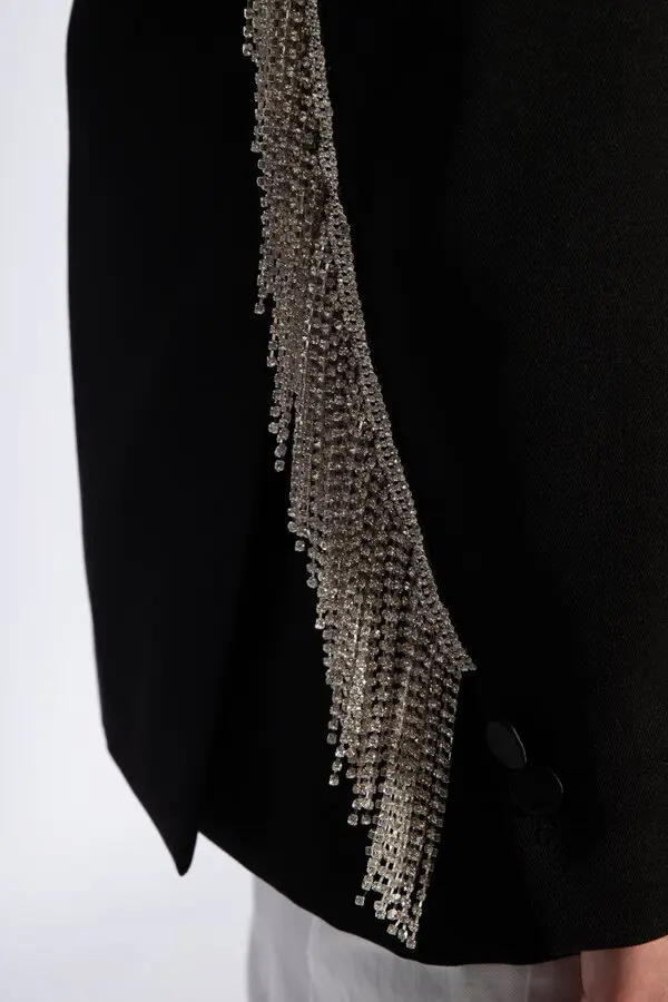 Dsquared2 Oversized Blazer With Crystal Tassels