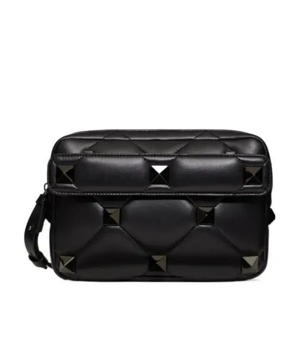 Valentino Garavani Roman Stud Crossbody Bag - Black