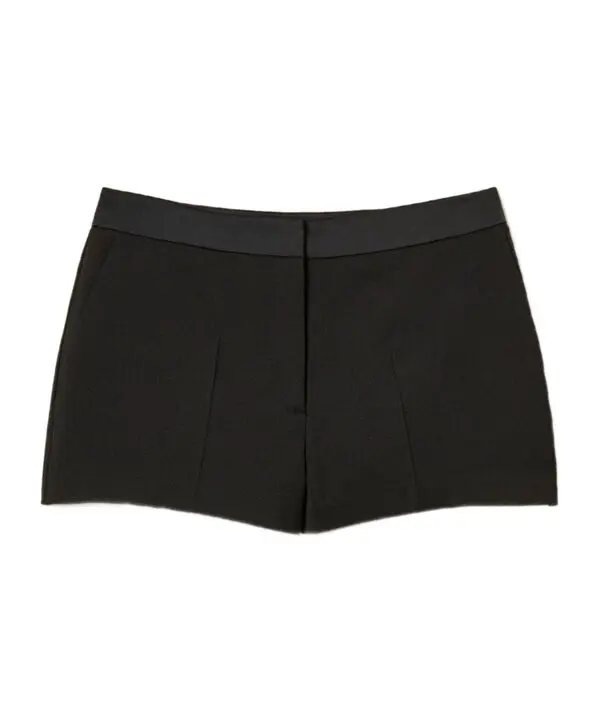 TWINSET Satin-detail Shorts - Black