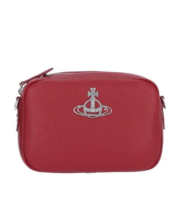 VIVIENNE WESTWOOD Anna Orb-plaque Crossbody Bag - Red