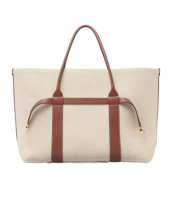 Loro Piana Ghiera Large Shopper Bag - Nude