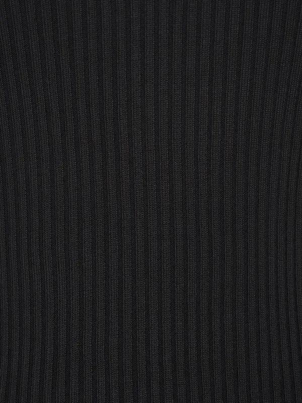Coperni Cut-out Knitted Midi Dress
