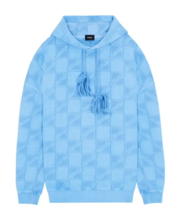We11Done Hooded Printed Sweater