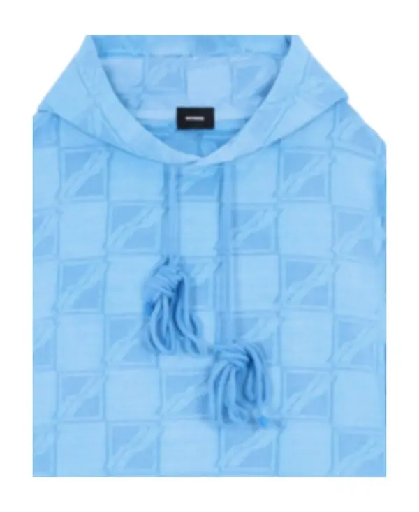 We11Done Hooded Printed Sweater