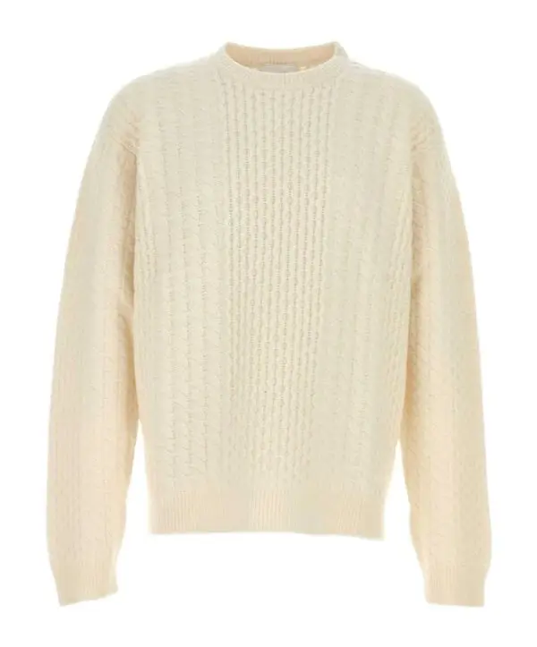 Prada Wool Crew-neck Sweater - White