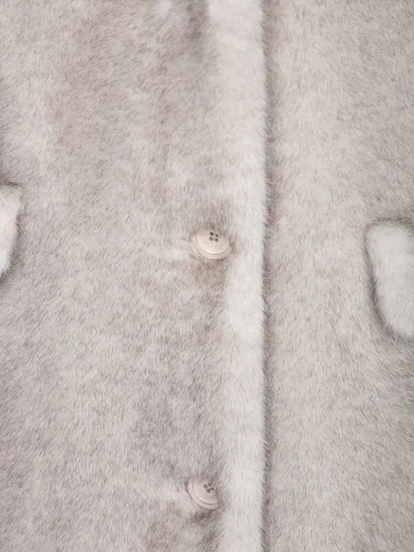 Herno Notched Lapel Coat - Gray