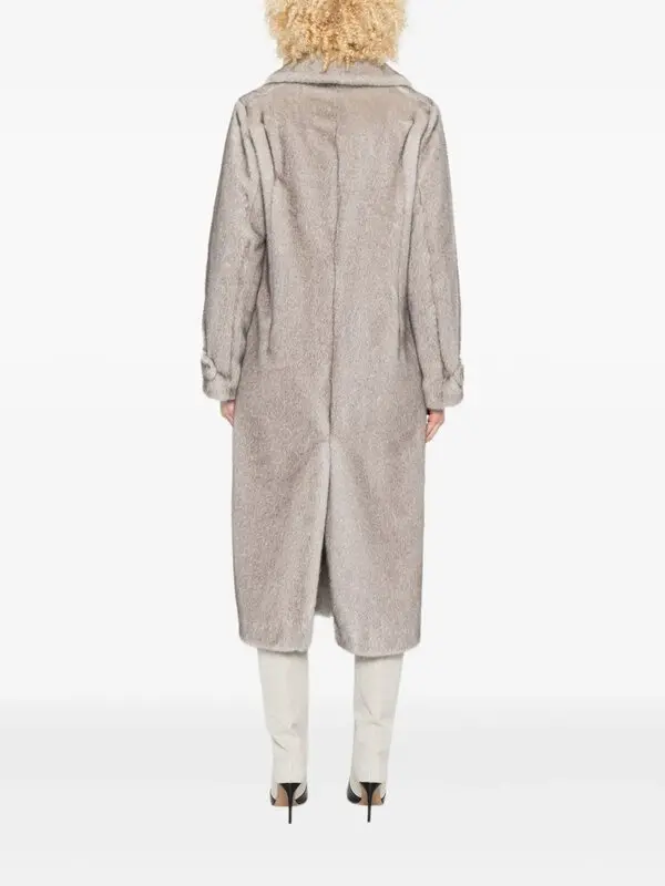 Herno Faux Fur Single Breasted Coat - No