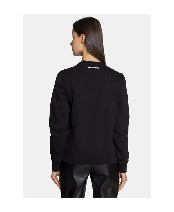 Karl Lagerfeld Embellished Logo Sweatshirt