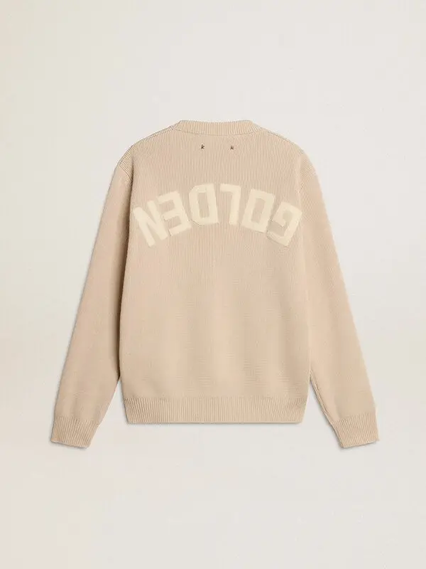 GOLDEN GOOSE Crewneck Knitted Jumper - Nude