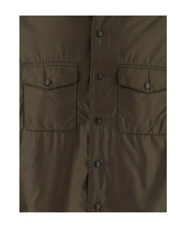 Aspesi Buttoned Utility Shirt Jacket - Brown