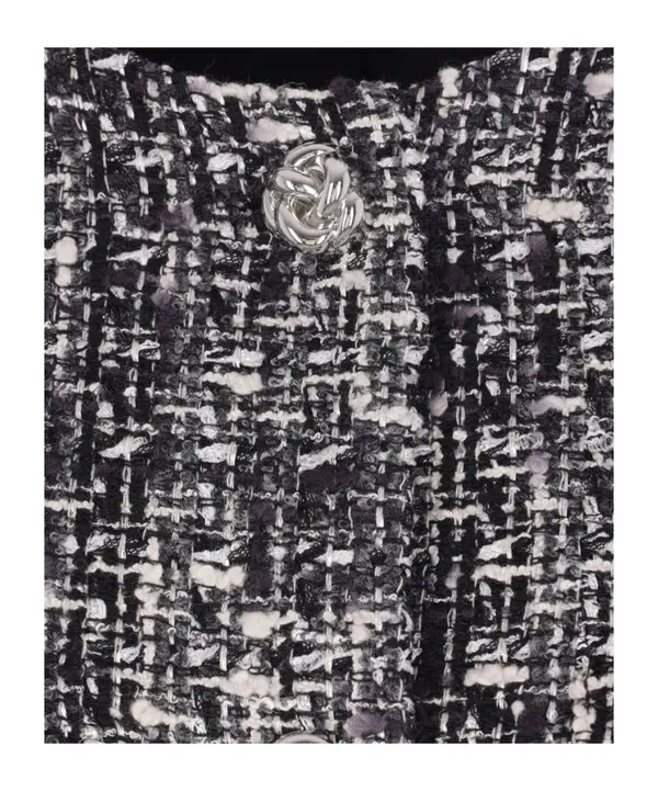 Tagliatore Single-breasted Textured Tweed Jacket