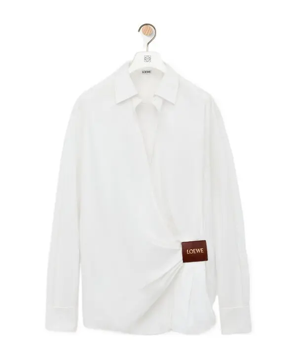 Loewe Draped Shirt - White