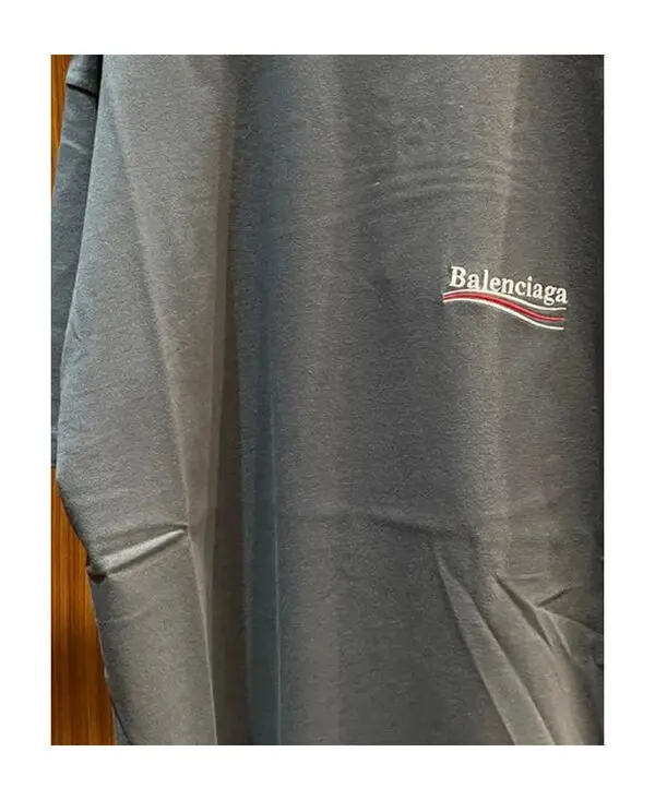 Balenciaga T-shirt Political Campaign Large Fit Da Uomo In Grigio