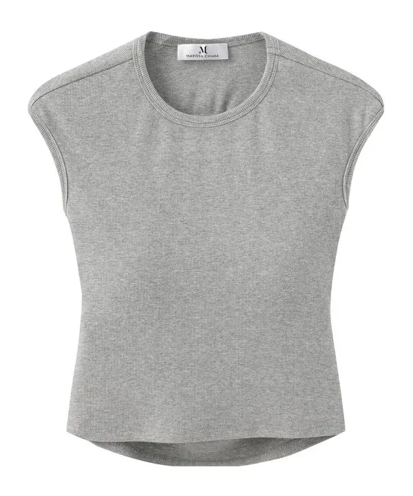 Marissa Chiara Crew Neck T-shirt With Open Back