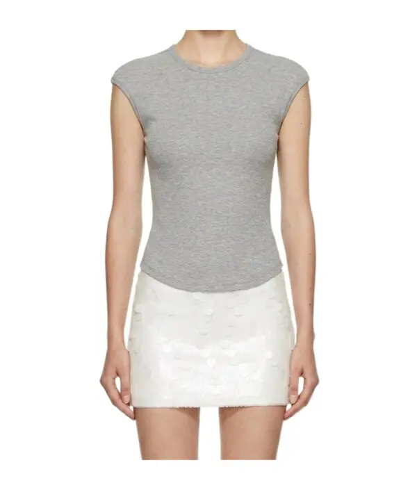 Marissa Chiara Crew Neck T-shirt With Open Back