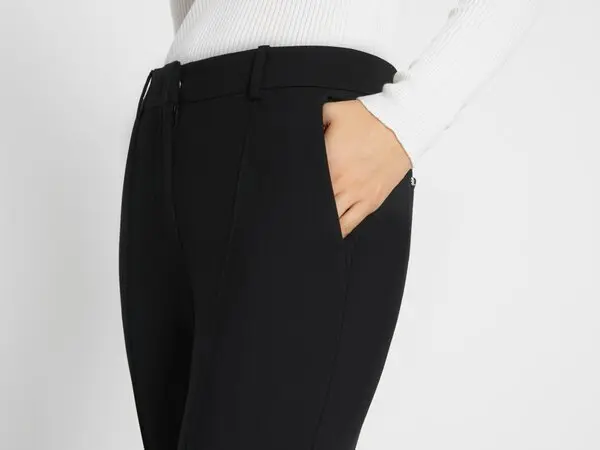 Max Mara Ribbed Bell-bottom Trousers