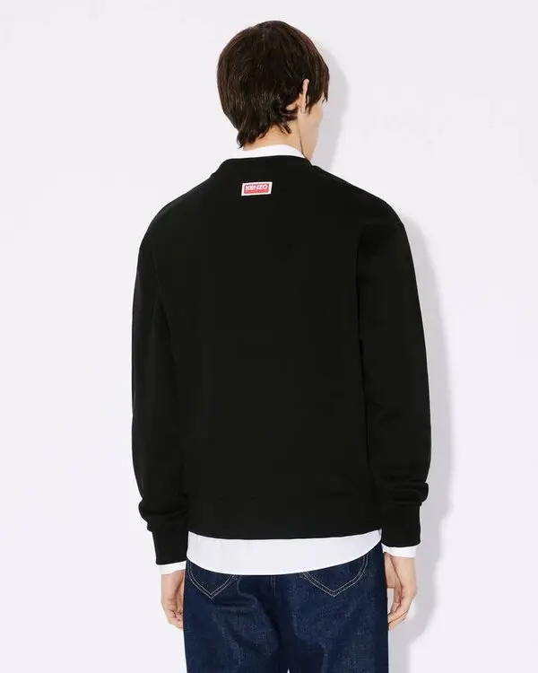 Kenzo Elephant Print Crewneck Sweatshirt