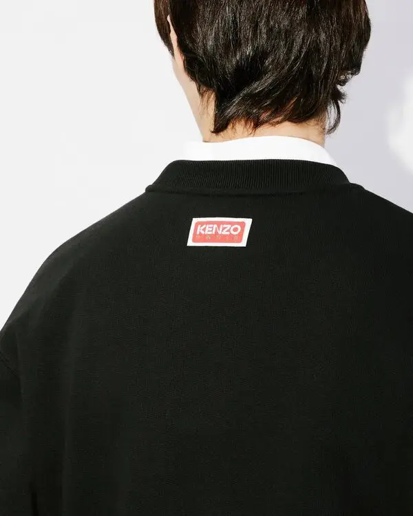 Kenzo Elephant Print Crewneck Sweatshirt