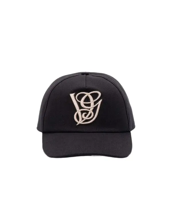 Valentino Garavani Logo Embroidered Baseball Cap - Black
