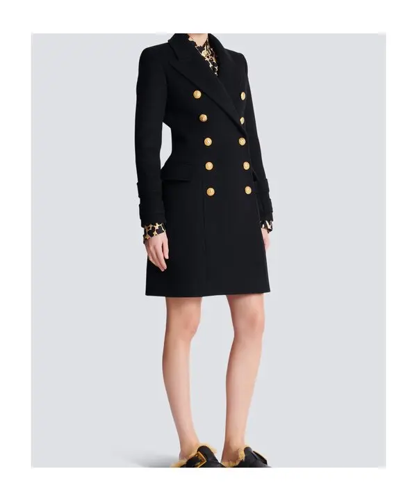 Balmain Double Breasted Coat