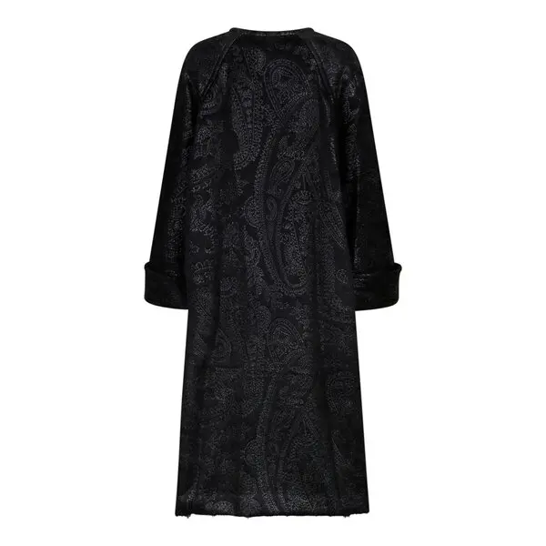 Max Mara Long Sleeved Brocade Coat