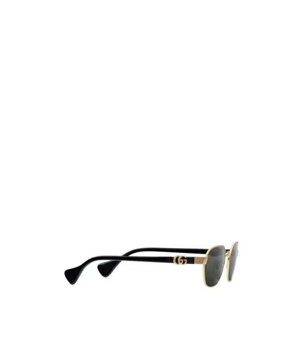 Gucci Oval Frame Sunglasses - Black